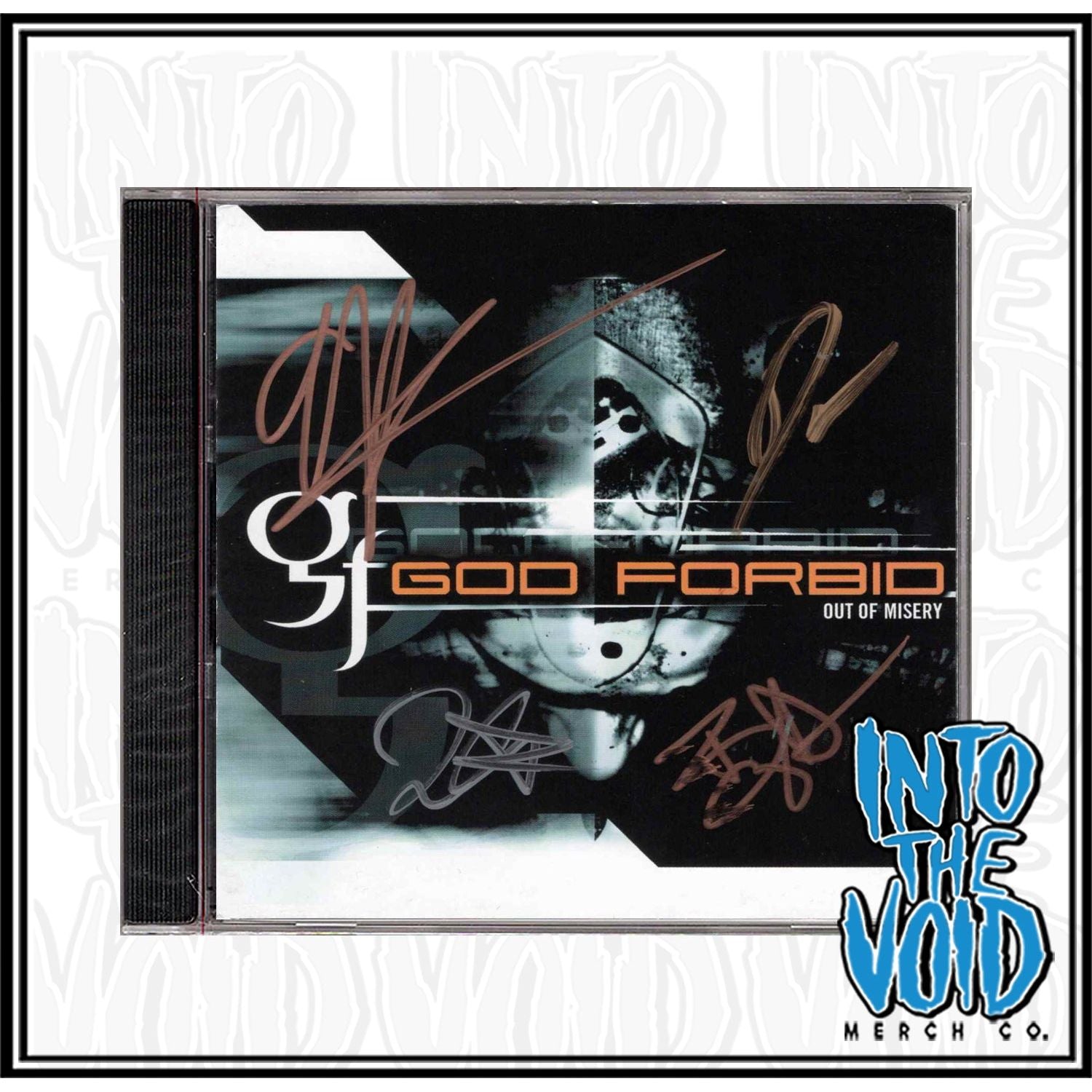 GOD FORBID - "OUT OF MISERY" SIGNED CD