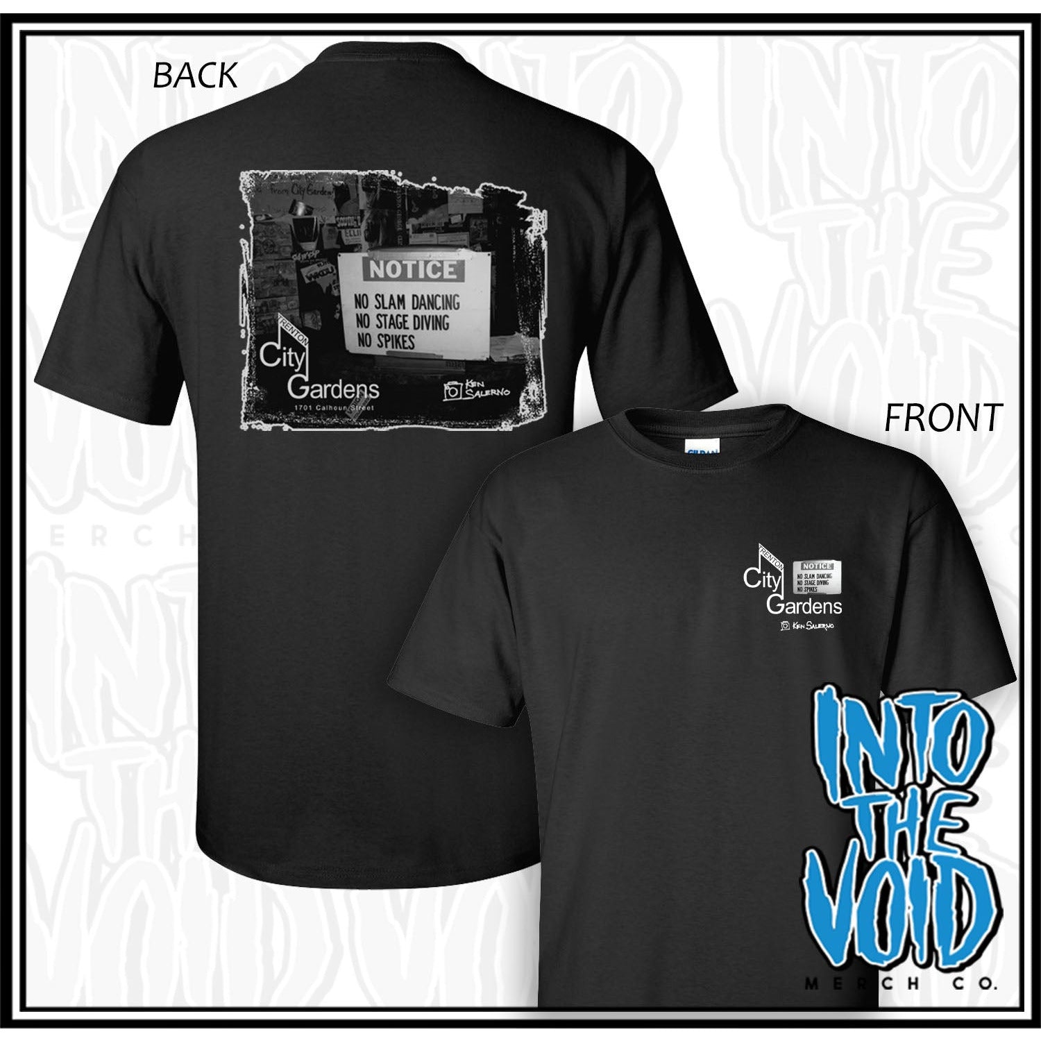 KEN SALERNO - CITY GARDENS SIGN PHOTO - Short Sleeve T-Shirt