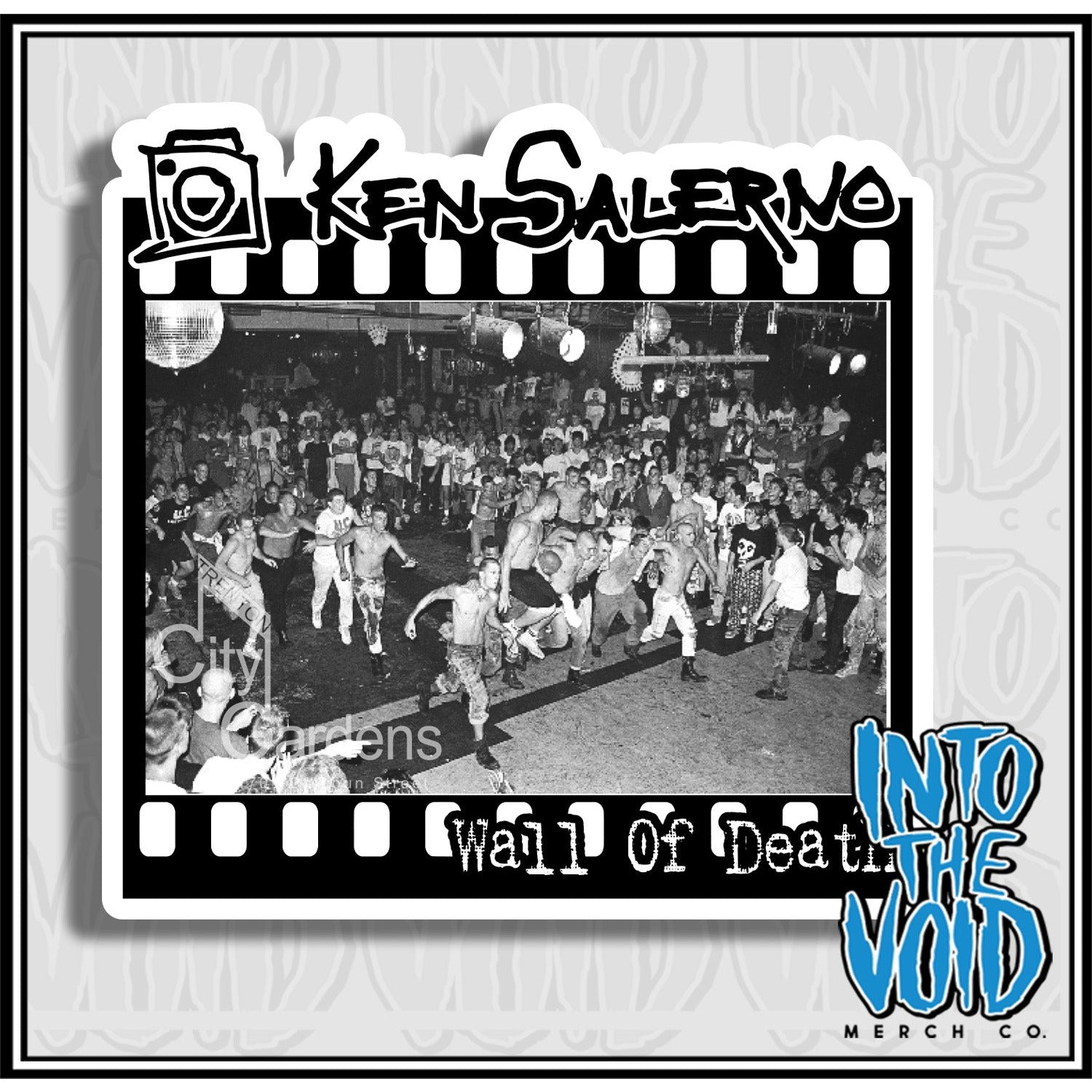 KEN SALERNO - WALL OF DEATH Sticker